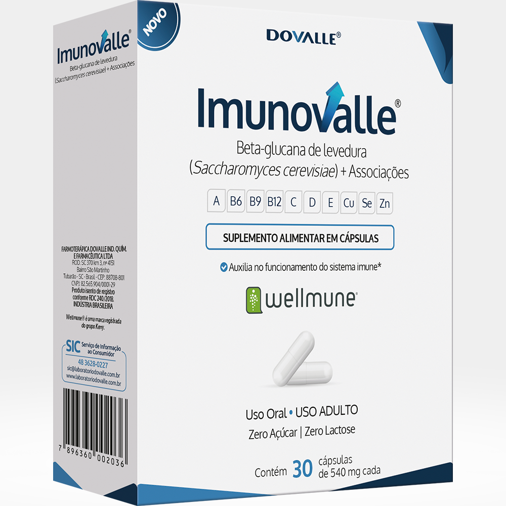 IMUNOVALLE - COM 30 CAPSULAS